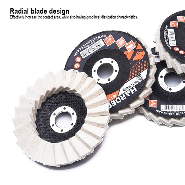 125 MM WOOLEN FLAP DISC WITH FIBREGLASS BACKING – ALL ABOUT TOOLS
